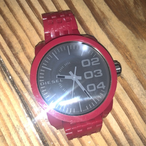 Diesel | Accessories | Redblack Watch Diesel | Poshmark